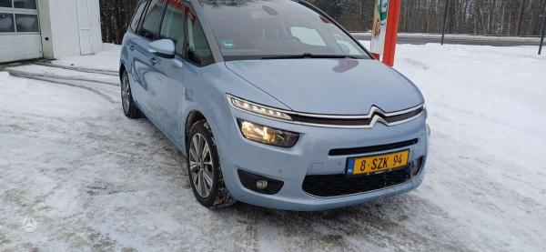 Blue Citroen Grand C4 Picasso 2014 in Kaunas, with an engine capacity of 1.56 L and mileage of 259 thousand km for 5600 €, photo 3 on AUTOMOTO.COM.LV