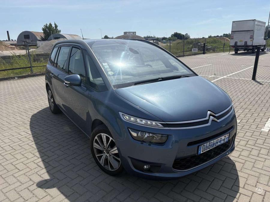 Zils Citroen Grand C4 Picasso 2014 Tauragė, ar dzinēja tilpumu 2.00 L un nobraukumu 239 tūkst. km par 6200 €, foto 3 vietnē AUTOMOTO.COM.LV