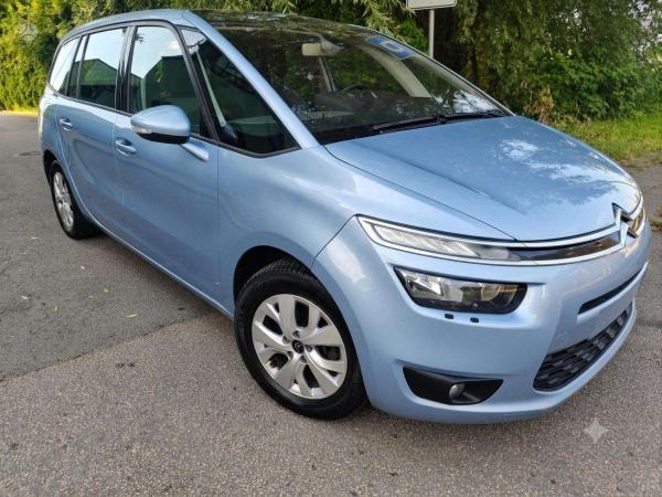 Zils Citroen Grand C4 Picasso 2014 Klaipėda, ar dzinēja tilpumu 1.56 L un nobraukumu 232 tūkst. km par 3999 €, foto 1 vietnē AUTOMOTO.COM.LV