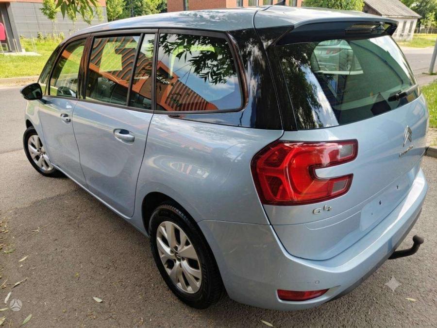 Zils Citroen Grand C4 Picasso 2014 Klaipėda, ar dzinēja tilpumu 1.56 L un nobraukumu 232 tūkst. km par 3999 €, foto 6 vietnē AUTOMOTO.COM.LV