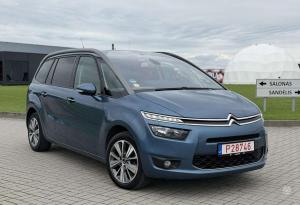 Blue Citroen Grand C4 Picasso 2014 in Raseiniai, with an engine capacity of 1.56 L and mileage of 234 thousand km for 4750 €, photo  on AUTOMOTO.COM.LV