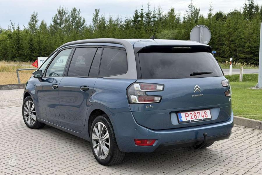 Zils Citroen Grand C4 Picasso 2014 Raseiniai, ar dzinēja tilpumu 1.56 L un nobraukumu 234 tūkst. km par 4750 €, foto 3 vietnē AUTOMOTO.COM.LV