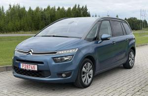 Zils Citroen Grand C4 Picasso 2014 Raseiniai, ar dzinēja tilpumu 1.56 L un nobraukumu 234 tūkst. km par 4750 €, foto 6 vietnē AUTOMOTO.COM.LV