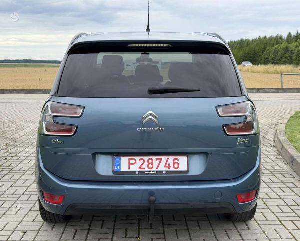 Blue Citroen Grand C4 Picasso 2014 in Raseiniai, with an engine capacity of 1.56 L and mileage of 234 thousand km for 4750 €, photo 9 on AUTOMOTO.COM.LV