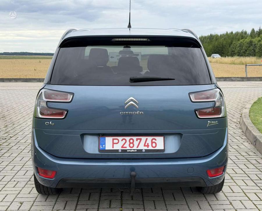 Zils Citroen Grand C4 Picasso 2014 Raseiniai, ar dzinēja tilpumu 1.56 L un nobraukumu 234 tūkst. km par 4750 €, foto 10 vietnē AUTOMOTO.COM.LV