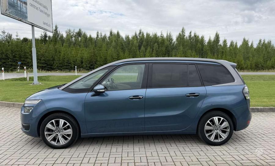Zils Citroen Grand C4 Picasso 2014 Raseiniai, ar dzinēja tilpumu 1.56 L un nobraukumu 234 tūkst. km par 4750 €, foto 12 vietnē AUTOMOTO.COM.LV