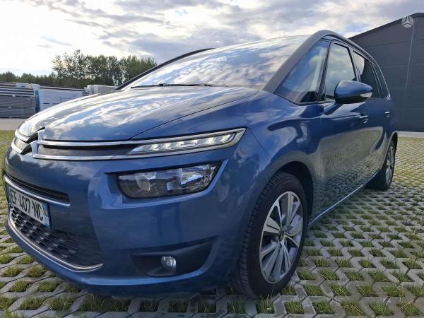 Zils Citroen Grand C4 Picasso 2014 Kauņa, ar dzinēja tilpumu 2.00 L un nobraukumu 226 tūkst. km par 5650 €, foto 1 vietnē AUTOMOTO.COM.LV