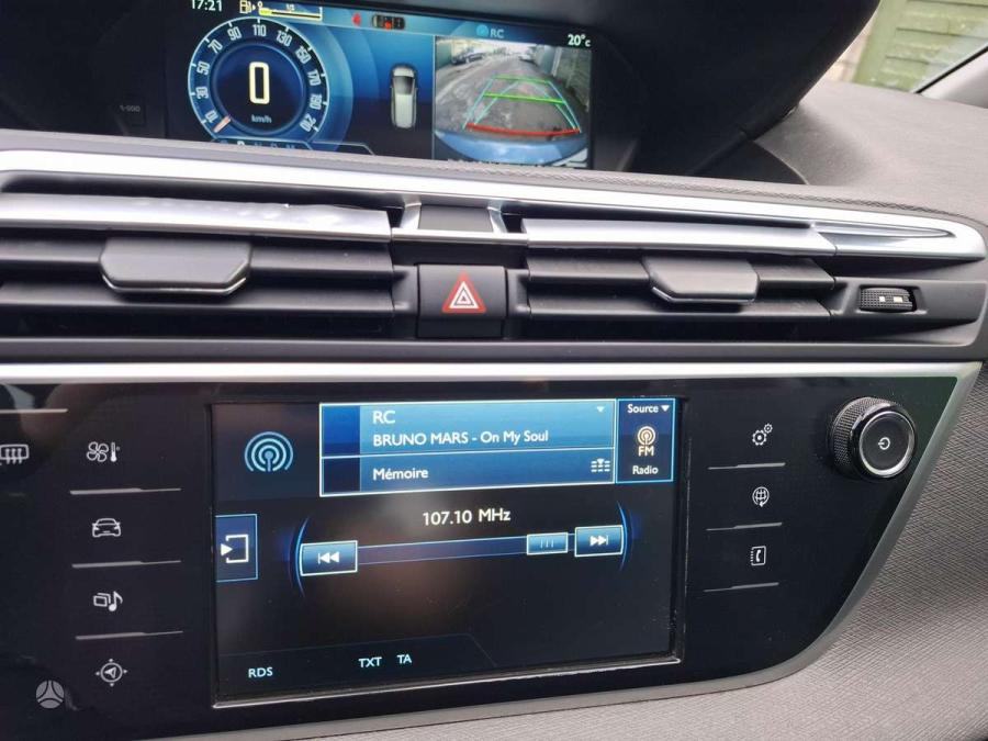 Blue Citroen Grand C4 Picasso 2014 in Kaunas, with an engine capacity of 2.00 L and mileage of 226 thousand km for 5650 €, photo 13 on AUTOMOTO.COM.LV