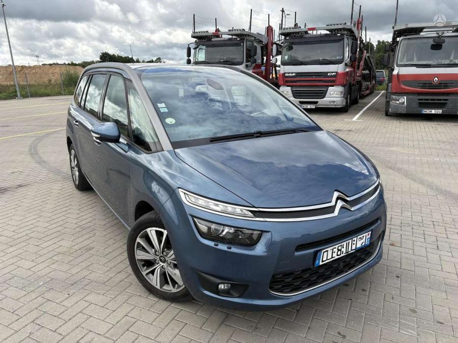Zils Citroen Grand C4 Picasso 2014 Tauragė, ar dzinēja tilpumu 2.00 L un nobraukumu 240 tūkst. km par 6250 €, foto 3 vietnē AUTOMOTO.COM.LV