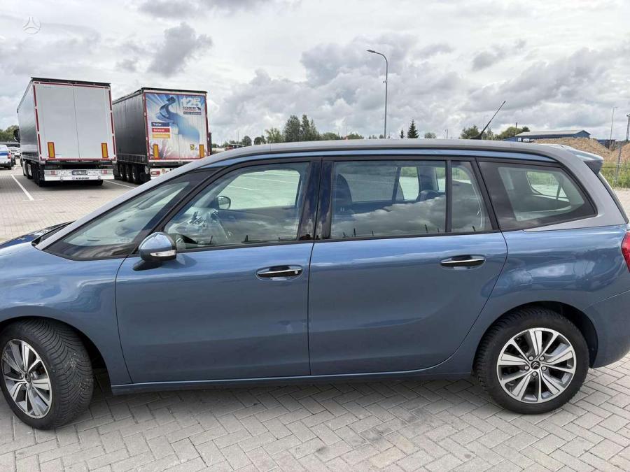 Zils Citroen Grand C4 Picasso 2014 Tauragė, ar dzinēja tilpumu 2.00 L un nobraukumu 240 tūkst. km par 6250 €, foto 8 vietnē AUTOMOTO.COM.LV