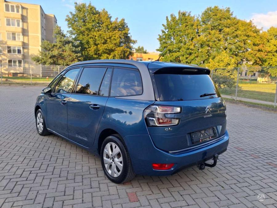 Zils Citroen Grand C4 Picasso 2014 Radviliškis, ar dzinēja tilpumu 1.60 L un nobraukumu 220 tūkst. km par 4650 €, foto 7 vietnē AUTOMOTO.COM.LV