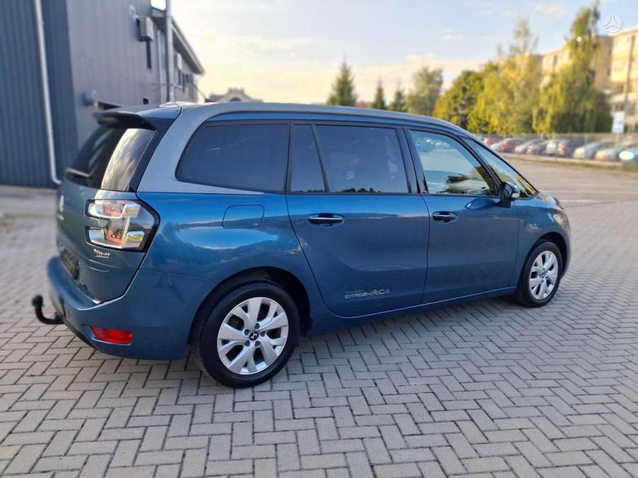Zils Citroen Grand C4 Picasso 2014 Radviliškis, ar dzinēja tilpumu 1.60 L un nobraukumu 220 tūkst. km par 4650 €, foto 12 vietnē AUTOMOTO.COM.LV