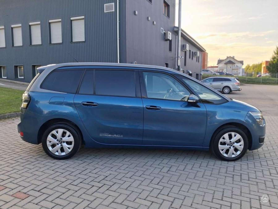 Zils Citroen Grand C4 Picasso 2014 Radviliškis, ar dzinēja tilpumu 1.60 L un nobraukumu 220 tūkst. km par 4650 €, foto 13 vietnē AUTOMOTO.COM.LV
