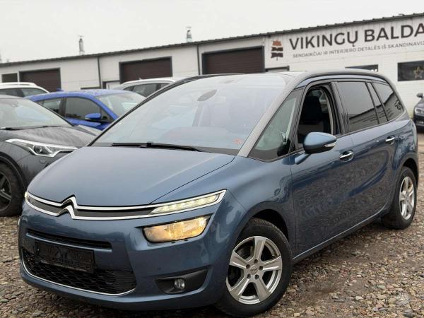 Zils Citroen Grand C4 Picasso 2016 Utena, ar dzinēja tilpumu 1.56 L un nobraukumu 260 tūkst. km par 5990 €, foto 1 vietnē AUTOMOTO.COM.LV