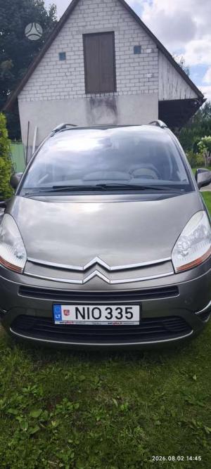 Brūns Citroen Grand C4 Picasso 2009 Viļņa, ar dzinēja tilpumu 1.60 L un nobraukumu 240 tūkst. km par 2500 €, foto  vietnē AUTOMOTO.COM.LV