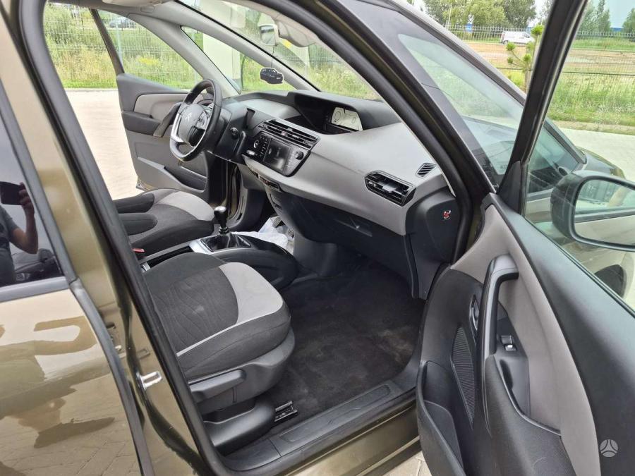 Brūns Citroen Grand C4 Picasso 2013 Tauragė, ar dzinēja tilpumu 1.56 L un nobraukumu 245 tūkst. km par 4200 €, foto 11 vietnē AUTOMOTO.COM.LV