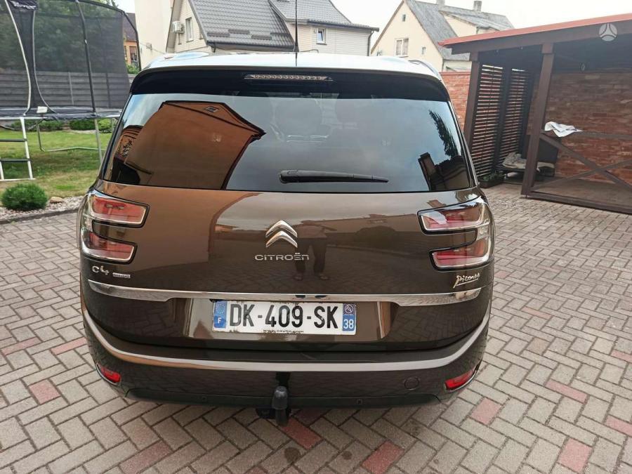 Коричневый Ситроен Гранд С4 Пикассо 2014 в Таураге, объемом двигателя 2.00 л и пробегом 230 тыс. км за 7200 €, фото 18 на AUTOMOTO.COM.LV