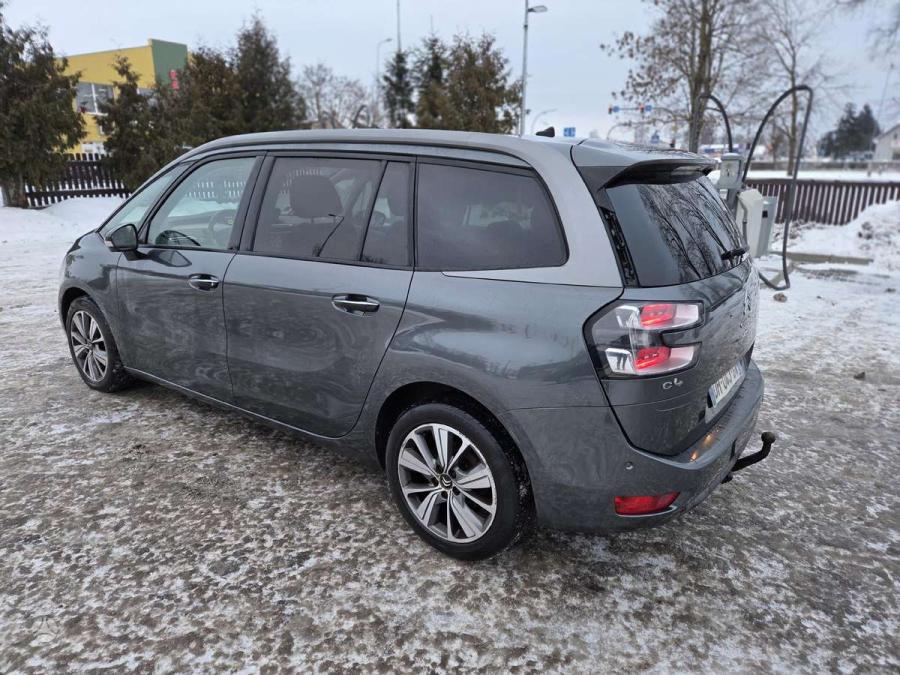 Pelēks Citroen Grand C4 Picasso 2013 Tauragė, ar dzinēja tilpumu 1.56 L un nobraukumu 220 tūkst. km par 5600 €, foto 7 vietnē AUTOMOTO.COM.LV