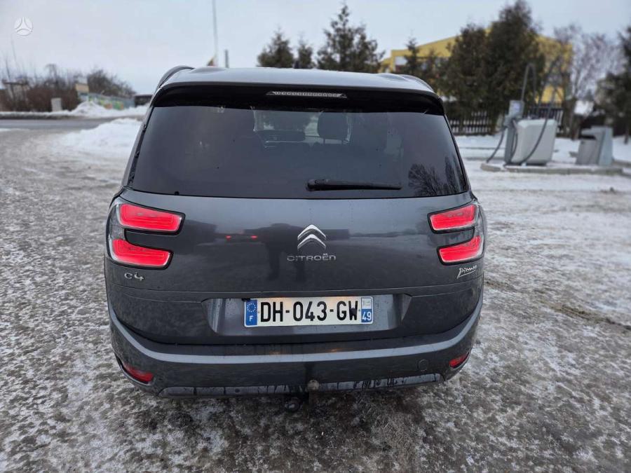 Pelēks Citroen Grand C4 Picasso 2013 Tauragė, ar dzinēja tilpumu 1.56 L un nobraukumu 220 tūkst. km par 5600 €, foto 8 vietnē AUTOMOTO.COM.LV