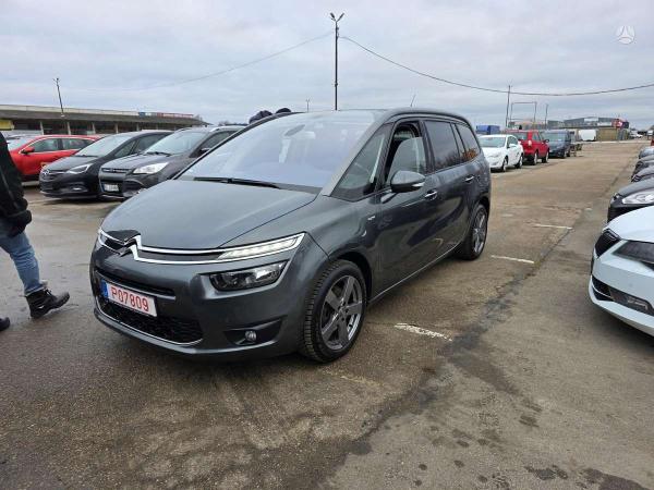 Pelēks Citroen Grand C4 Picasso 2014 Šauļi, ar dzinēja tilpumu 2.00 L un nobraukumu 129 tūkst. km par 6500 €, foto 1 vietnē AUTOMOTO.COM.LV