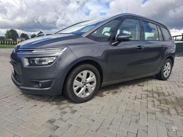 Grey Citroen Grand C4 Picasso 2014 in Taurage, with an engine capacity of 1.56 L and mileage of 366 thousand km for 3000 €, photo 3 on AUTOMOTO.COM.LV