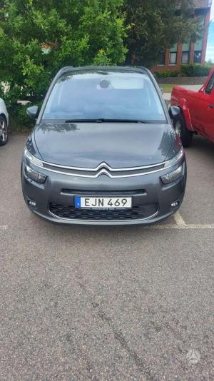 Grey Citroen Grand C4 Picasso 2014 in Kaunas, with an engine capacity of 1.56 L and mileage of 307 thousand km for 2900 €, photo 3 on AUTOMOTO.COM.LV