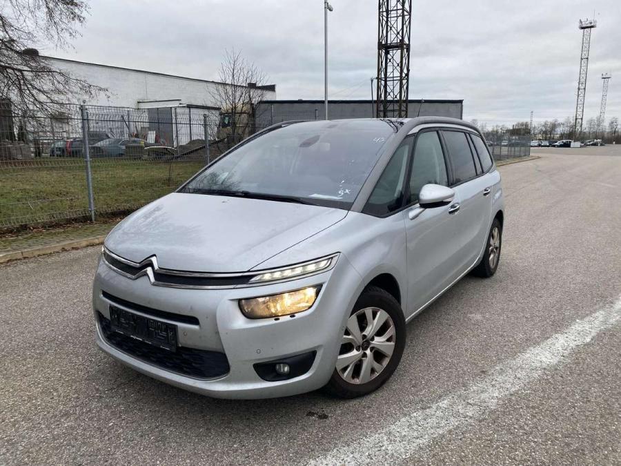 Pelēks Citroen Grand C4 Picasso 2015 Marijampole, ar dzinēja tilpumu 1.56 L un nobraukumu 254 tūkst. km par 5900 €, foto 1 vietnē AUTOMOTO.COM.LV