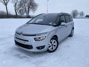 Grey Citroen Grand C4 Picasso 2015 in Marijampole, with an engine capacity of 1.60 L and mileage of 254 thousand km for 5999 €, photo  on AUTOMOTO.COM.LV