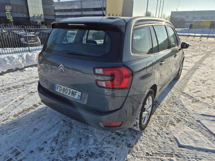 Pelēks Citroen Grand C4 Picasso 2015 Kauņa, ar dzinēja tilpumu 1.56 L un nobraukumu 253 tūkst. km par 5400 €, foto 5 vietnē AUTOMOTO.COM.LV