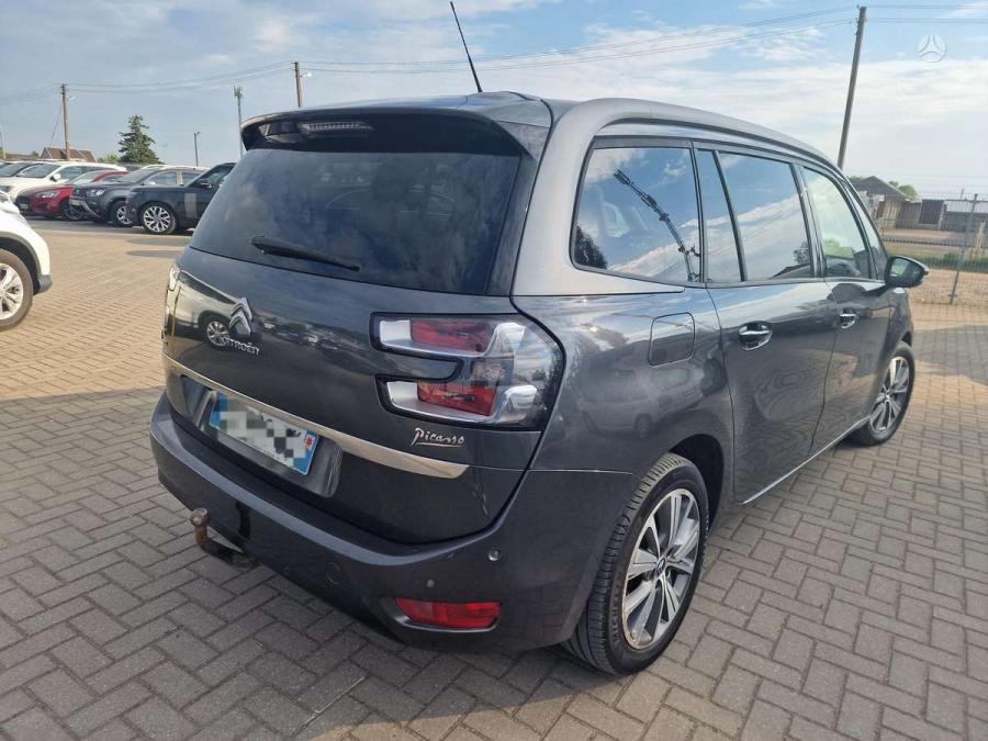 Pelēks Citroen Grand C4 Picasso 2015 Tauragė, ar dzinēja tilpumu 2.00 L un nobraukumu 210 tūkst. km par 5800 €, foto 6 vietnē AUTOMOTO.COM.LV
