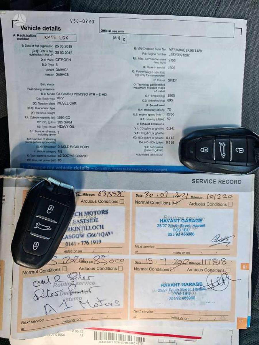 Pelēks Citroen Grand C4 Picasso 2015 Kauņa, ar dzinēja tilpumu 1.56 L un nobraukumu 174 tūkst. km par 2200 €, foto 40 vietnē AUTOMOTO.COM.LV
