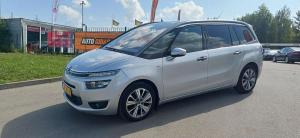 Pelēks Citroen Grand C4 Picasso 2015 Kauņa, ar dzinēja tilpumu 1.56 L un nobraukumu 247 tūkst. km par 4350 €, foto  vietnē AUTOMOTO.COM.LV