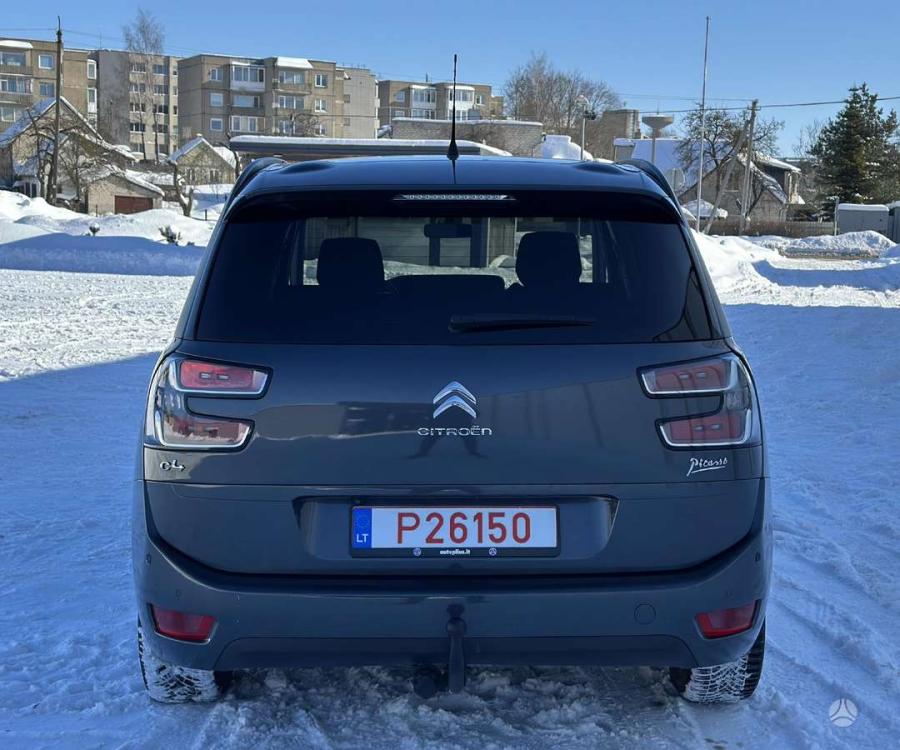 Pelēks Citroen Grand C4 Picasso 2016 Raseiniai, ar dzinēja tilpumu 1.20 L un nobraukumu 170 tūkst. km par 5500 €, foto 5 vietnē AUTOMOTO.COM.LV