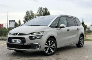 Grey Citroen Grand C4 Picasso 2016 in Taurage, with an engine capacity of 1.20 L and mileage of 199 thousand km for 7200 €, photo  on AUTOMOTO.COM.LV