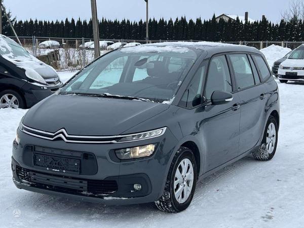 Pelēks Citroen Grand C4 Picasso 2017 Kėdainiai, ar dzinēja tilpumu 1.56 L un nobraukumu 238 tūkst. km par 6200 €, foto 1 vietnē AUTOMOTO.COM.LV
