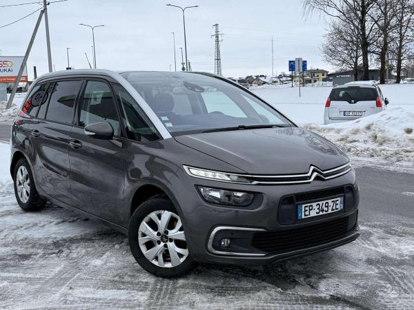 Pelēks Citroen Grand C4 Picasso 2017 Tauragė, ar dzinēja tilpumu 1.56 L un nobraukumu 200 tūkst. km par 7200 €, foto 3 vietnē AUTOMOTO.COM.LV