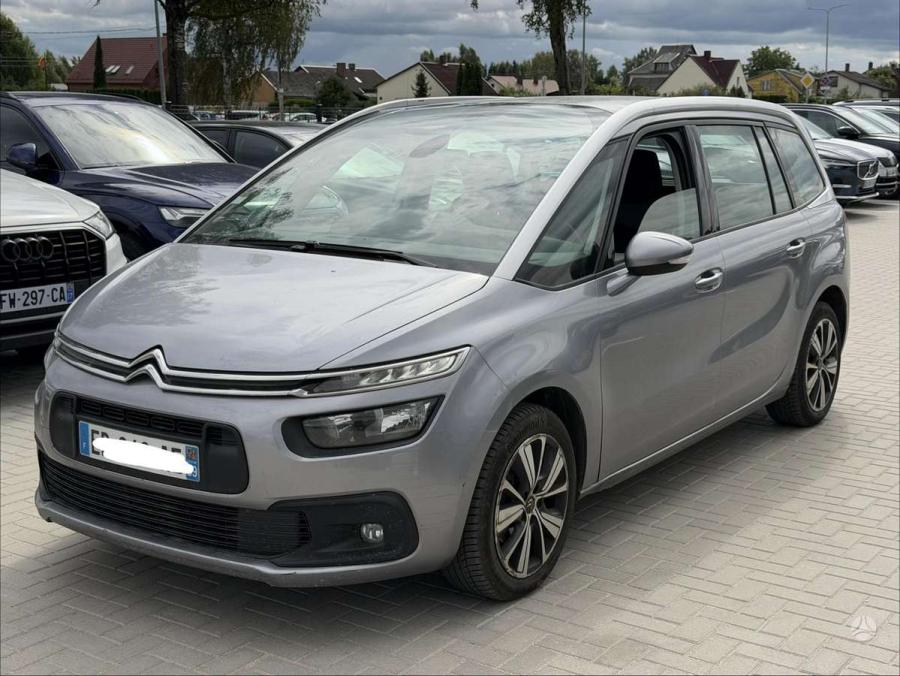 Pelēks Citroen Grand C4 Picasso 2017 Tauragė, ar dzinēja tilpumu 1.56 L un nobraukumu 246 tūkst. km par 5500 €, foto 1 vietnē AUTOMOTO.COM.LV