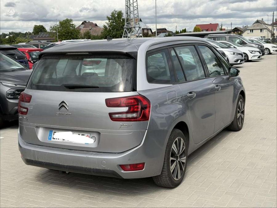 Pelēks Citroen Grand C4 Picasso 2017 Tauragė, ar dzinēja tilpumu 1.56 L un nobraukumu 246 tūkst. km par 5500 €, foto 4 vietnē AUTOMOTO.COM.LV