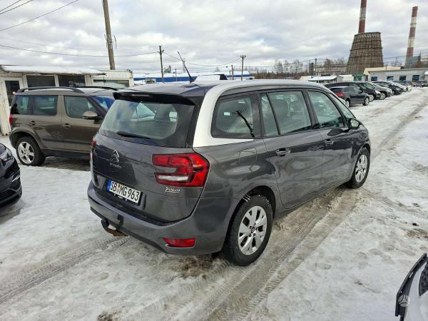 Pelēks Citroen Grand C4 Picasso 2018 Kauņa, ar dzinēja tilpumu 1.56 L un nobraukumu 275 tūkst. km par 7350 €, foto 5 vietnē AUTOMOTO.COM.LV