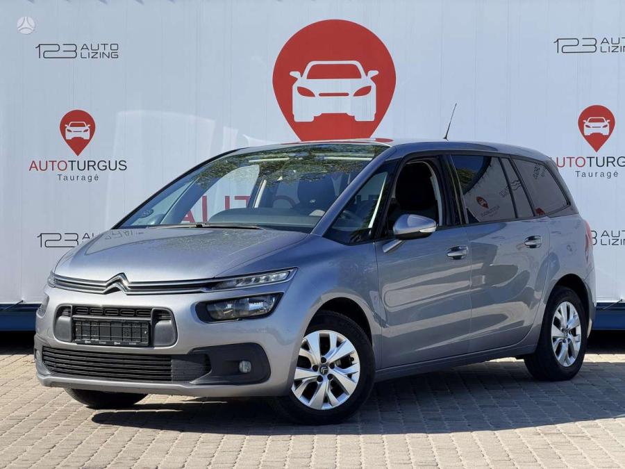 Pelēks Citroen Grand C4 Picasso 2018 Tauragė, ar dzinēja tilpumu 1.60 L un nobraukumu 302 tūkst. km par 6300 €, foto 1 vietnē AUTOMOTO.COM.LV