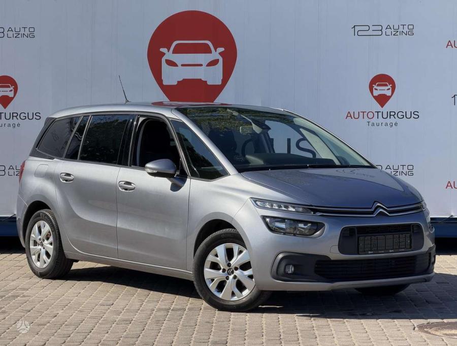 Pelēks Citroen Grand C4 Picasso 2018 Tauragė, ar dzinēja tilpumu 1.60 L un nobraukumu 302 tūkst. km par 6300 €, foto 5 vietnē AUTOMOTO.COM.LV