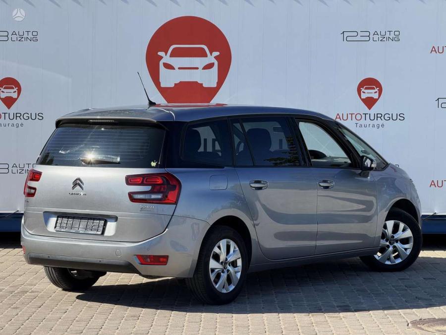 Pelēks Citroen Grand C4 Picasso 2018 Tauragė, ar dzinēja tilpumu 1.60 L un nobraukumu 302 tūkst. km par 6300 €, foto 9 vietnē AUTOMOTO.COM.LV