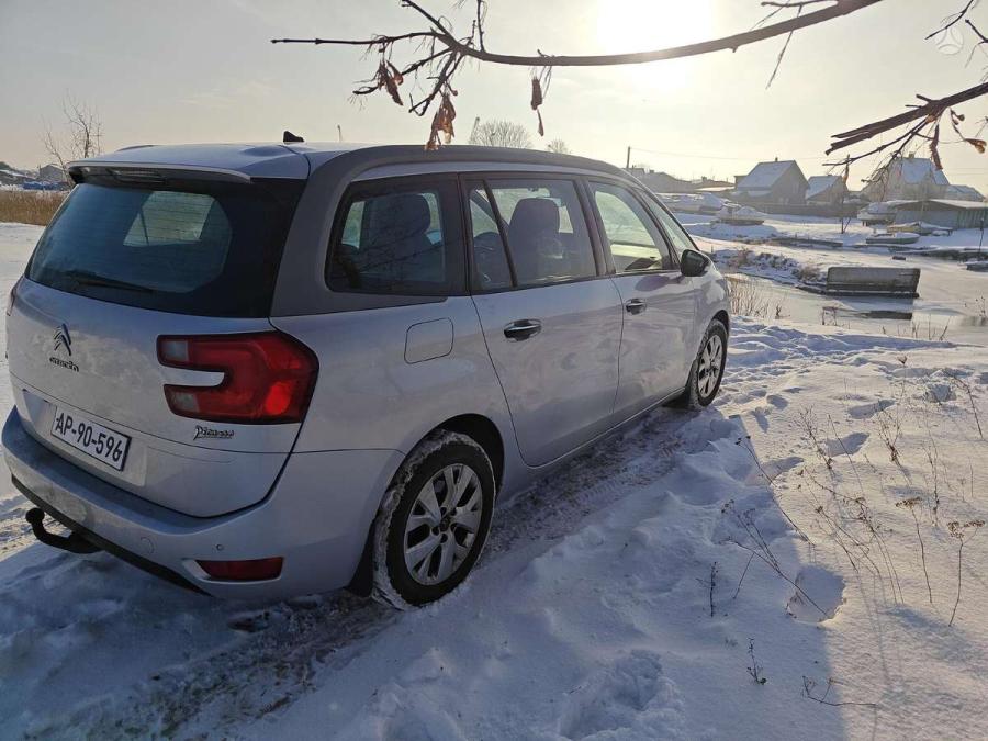 Citroen Grand C4 Picasso 2015 Klaipėda, ar dzinēja tilpumu 1.56 L un nobraukumu 270 tūkst. km par 4990 €, foto 6 vietnē AUTOMOTO.COM.LV