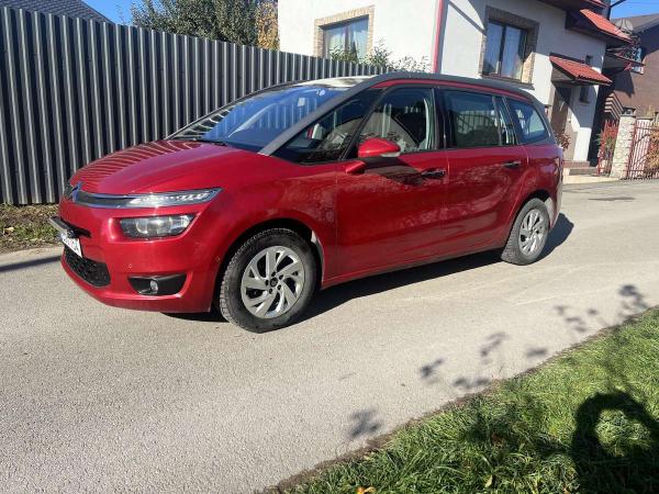 Sarkans Citroen Grand C4 Picasso 2014 Kauņa, ar dzinēja tilpumu 1.60 L un nobraukumu 230 tūkst. km par 4900 €, foto 1 vietnē AUTOMOTO.COM.LV
