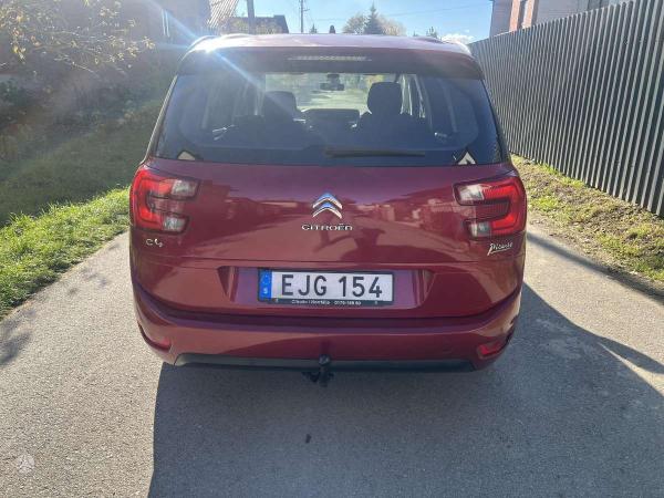 Sarkans Citroen Grand C4 Picasso 2014 Kauņa, ar dzinēja tilpumu 1.60 L un nobraukumu 230 tūkst. km par 4900 €, foto 5 vietnē AUTOMOTO.COM.LV