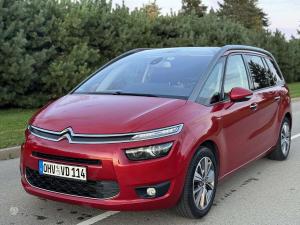 Sarkans Citroen Grand C4 Picasso 2014 Mažeikiai, ar dzinēja tilpumu 2.00 L un nobraukumu 267 tūkst. km par 5200 €, foto  vietnē AUTOMOTO.COM.LV