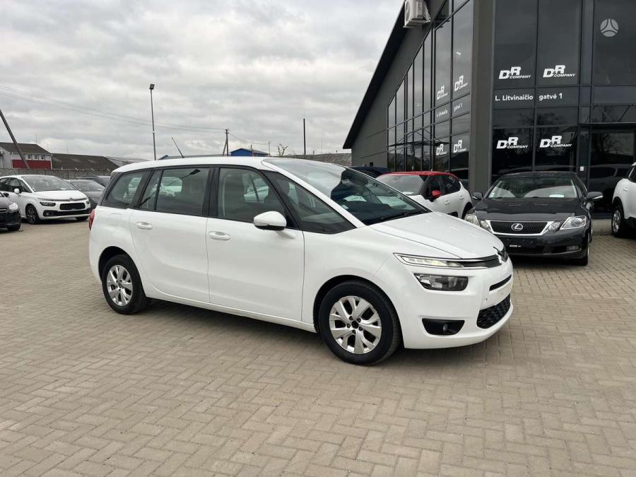 Balts Citroen Grand C4 Picasso 2016 Tauragė, ar dzinēja tilpumu 1.56 L un nobraukumu 243 tūkst. km par 3800 €, foto 1 vietnē AUTOMOTO.COM.LV