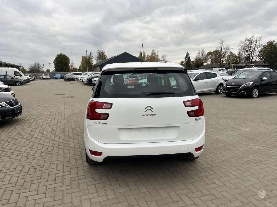 Balts Citroen Grand C4 Picasso 2016 Tauragė, ar dzinēja tilpumu 1.56 L un nobraukumu 243 tūkst. km par 3800 €, foto 14 vietnē AUTOMOTO.COM.LV