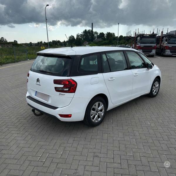 Balts Citroen Grand C4 Picasso 2017 Tauragė, ar dzinēja tilpumu 1.56 L un nobraukumu 191 tūkst. km par 4900 €, foto 6 vietnē AUTOMOTO.COM.LV