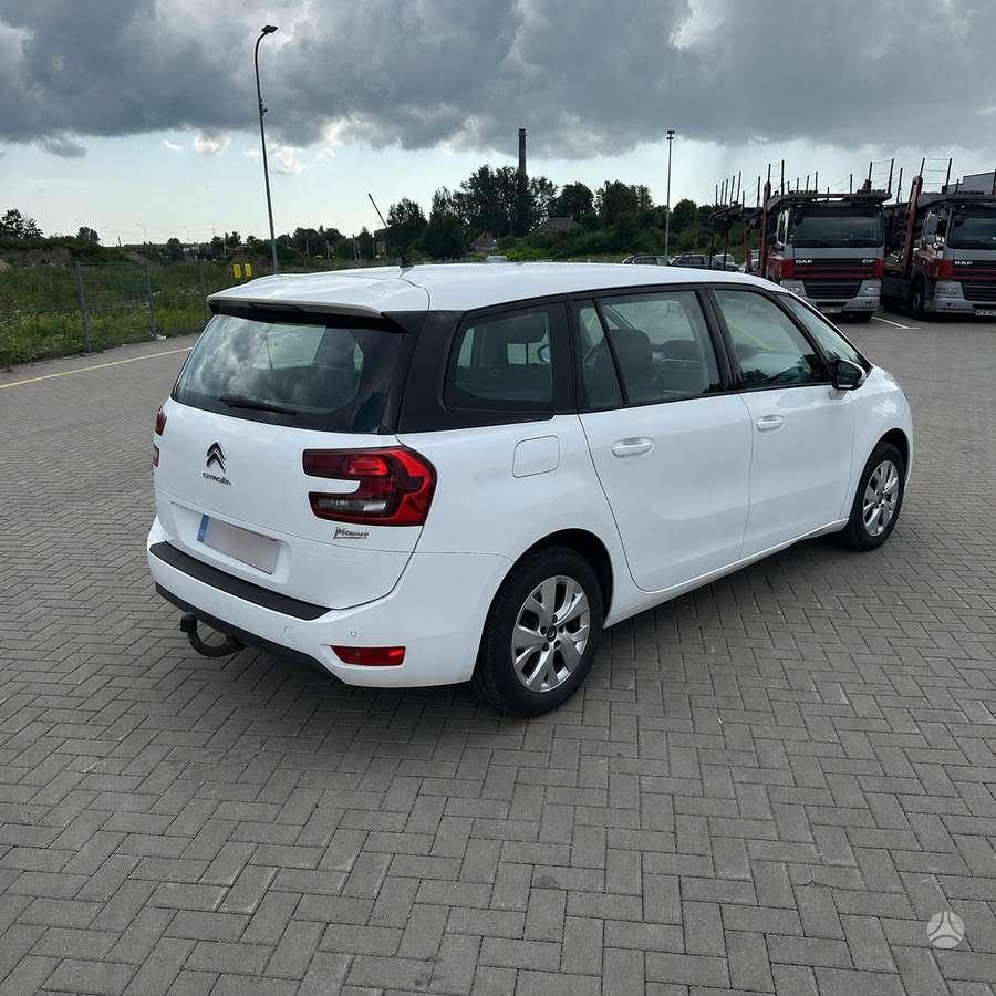 Balts Citroen Grand C4 Picasso 2017 Tauragė, ar dzinēja tilpumu 1.56 L un nobraukumu 191 tūkst. km par 4900 €, foto 7 vietnē AUTOMOTO.COM.LV